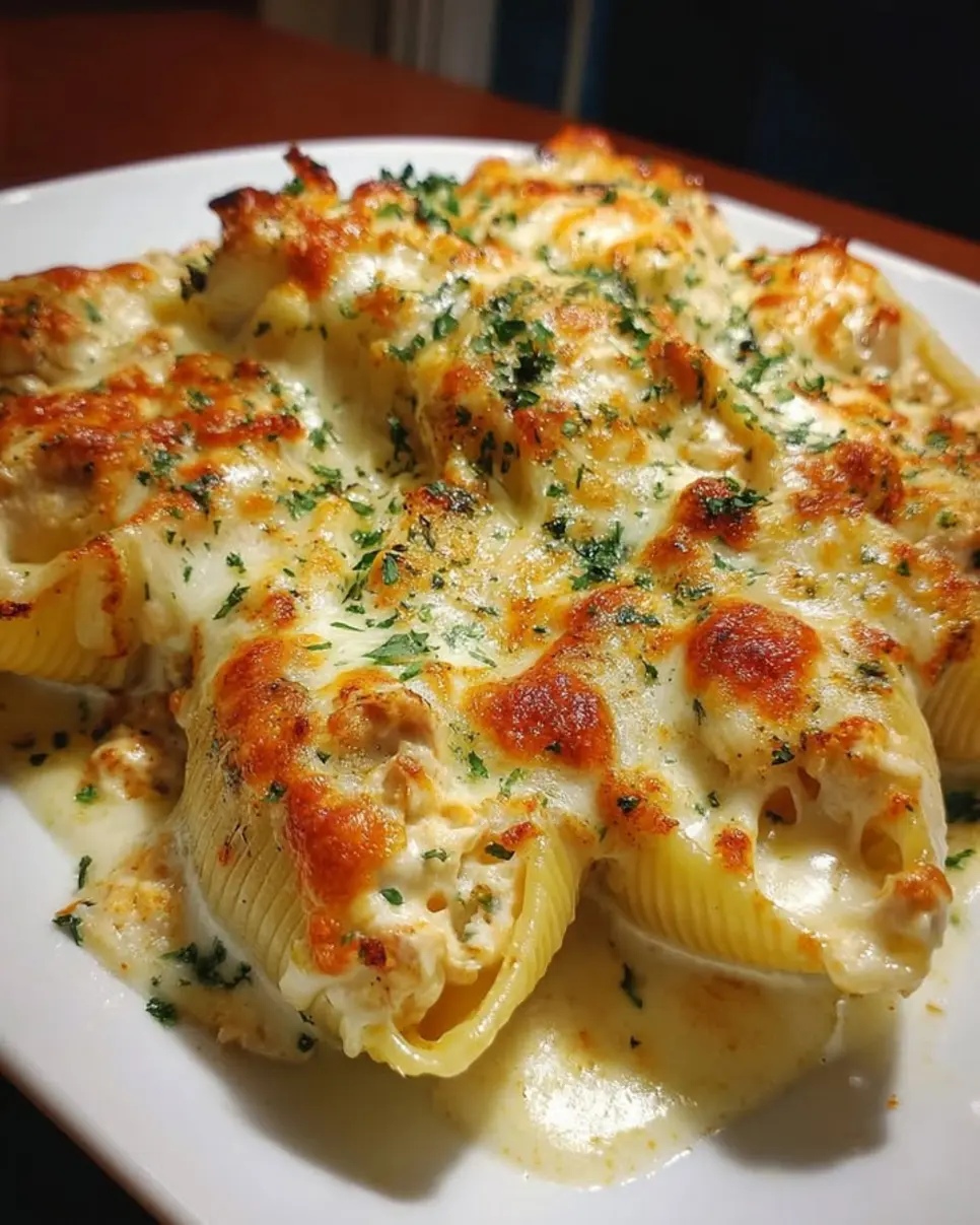 Creamy Cajun Chicken Stuffed Shells: 6 Easy Steps!😋‣ 2025